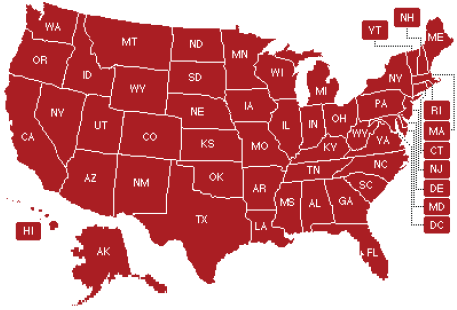 1972 Presidential Election Map